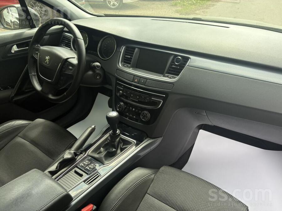Black Peugeot 508 2014 in Riga, with an engine capacity of 2.00 L and mileage of 0 thousand km for 6990 €, photo 17 on AUTOMOTO.COM.LV