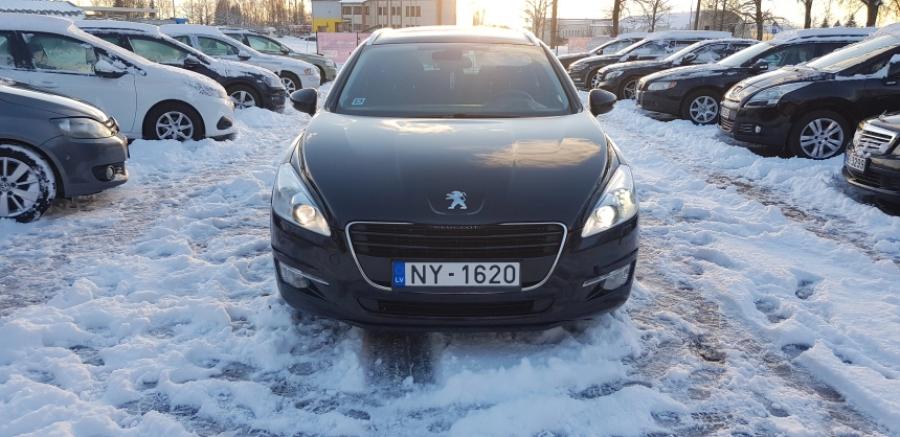 Black Peugeot 508 2014 in Riga, with an engine capacity of 1.60 L and mileage of 158 thousand km for 6500 €, photo 8 on AUTOMOTO.COM.LV