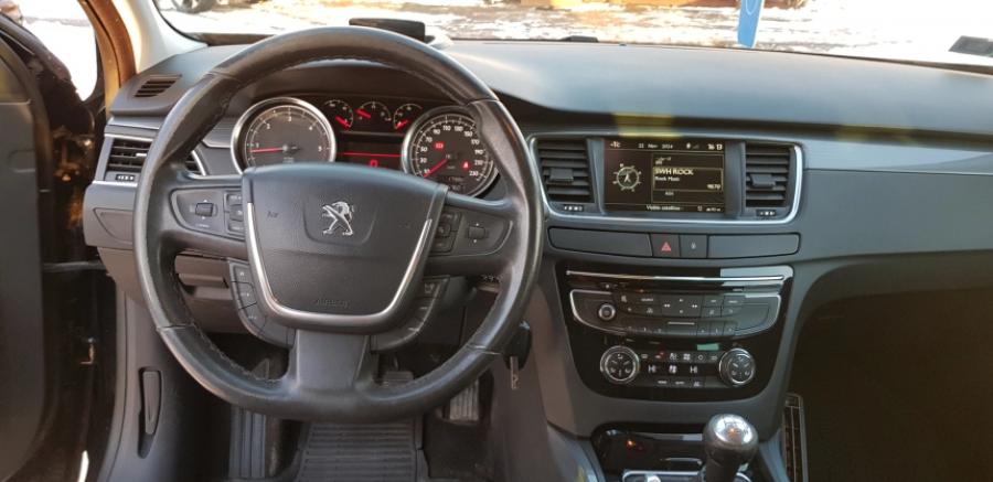 Black Peugeot 508 2014 in Riga, with an engine capacity of 1.60 L and mileage of 158 thousand km for 6500 €, photo 14 on AUTOMOTO.COM.LV