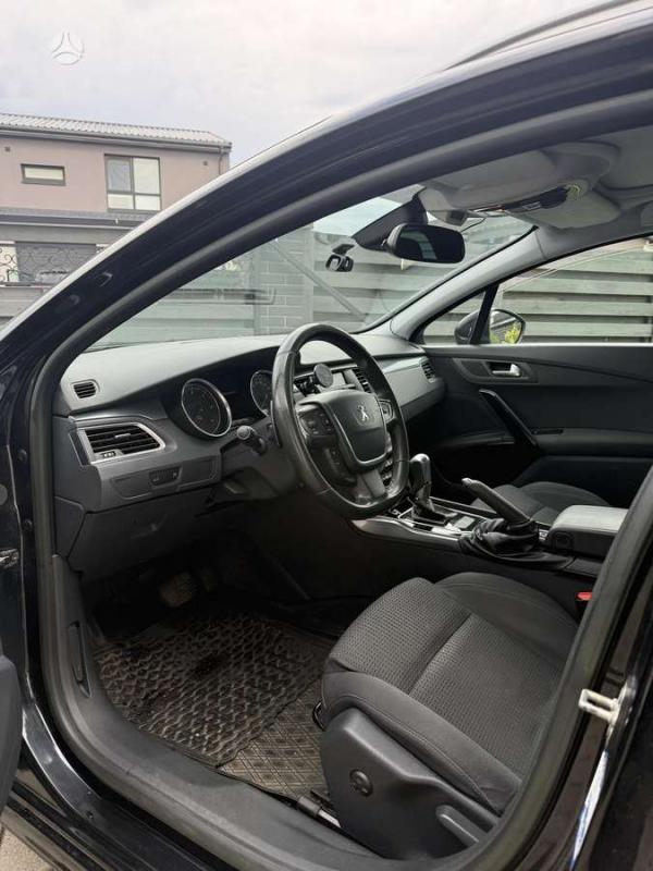 Black Peugeot 508 2014 in Klaipeda, with an engine capacity of 2.00 L and mileage of 322 thousand km for 3999 €, photo 5 on AUTOMOTO.COM.LV
