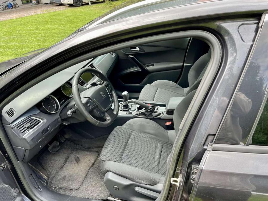 Melns Peugeot 508 2014 Kauņa, ar dzinēja tilpumu 1.56 L un nobraukumu 352 tūkst. km par 3500 €, foto 10 vietnē AUTOMOTO.COM.LV
