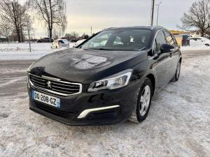 Black Peugeot 508 2015 in Taurage, with an engine capacity of 1.60 L and mileage of 260 thousand km for 4900 €, photo 3 on AUTOMOTO.COM.LV