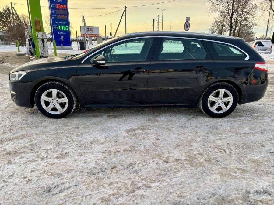 Black Peugeot 508 2015 in Taurage, with an engine capacity of 1.60 L and mileage of 260 thousand km for 4900 €, photo 4 on AUTOMOTO.COM.LV