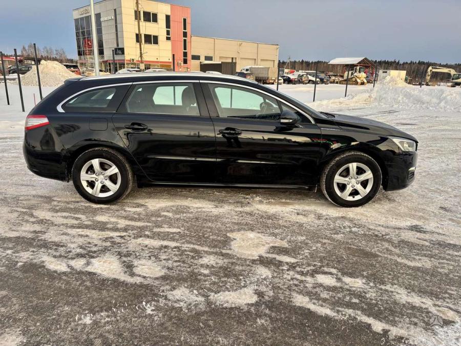 Black Peugeot 508 2015 in Taurage, with an engine capacity of 1.60 L and mileage of 260 thousand km for 4900 €, photo 6 on AUTOMOTO.COM.LV