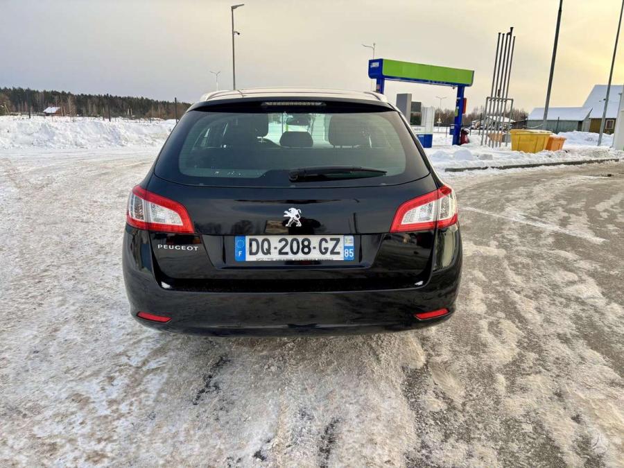 Black Peugeot 508 2015 in Taurage, with an engine capacity of 1.60 L and mileage of 260 thousand km for 4900 €, photo 8 on AUTOMOTO.COM.LV