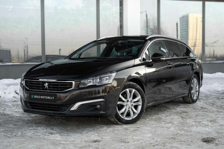 Melns Peugeot 508 2015 Viļņa, ar dzinēja tilpumu 1.60 L un nobraukumu 177 tūkst. km par 7950 €, foto 1 vietnē AUTOMOTO.COM.LV