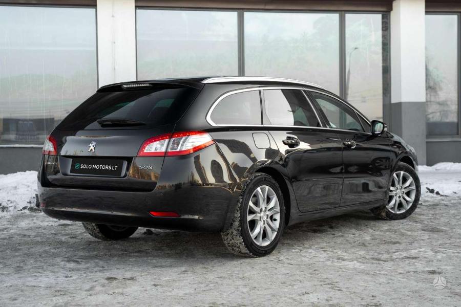 Melns Peugeot 508 2015 Viļņa, ar dzinēja tilpumu 1.60 L un nobraukumu 177 tūkst. km par 7950 €, foto 4 vietnē AUTOMOTO.COM.LV
