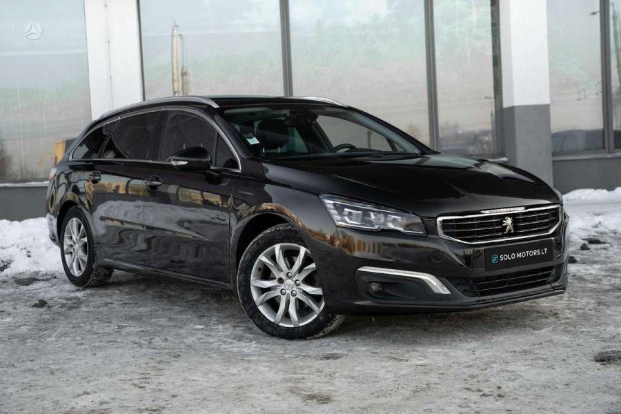 Melns Peugeot 508 2015 Viļņa, ar dzinēja tilpumu 1.60 L un nobraukumu 177 tūkst. km par 7950 €, foto 6 vietnē AUTOMOTO.COM.LV