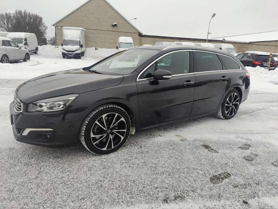 Black Peugeot 508 2015 in Taurage, with an engine capacity of 2.00 L and mileage of 260 thousand km for 5700 €, photo 2 on AUTOMOTO.COM.LV