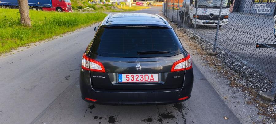 Black Peugeot 508 2015 in Silute, with an engine capacity of 2.00 L and mileage of 298 thousand km for 3800 €, photo 6 on AUTOMOTO.COM.LV