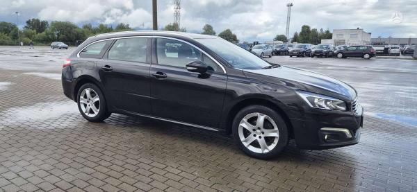 Black Peugeot 508 2015 in Marijampole, with an engine capacity of 1.60 L and mileage of 242 thousand km for 5150 €, photo 7 on AUTOMOTO.COM.LV