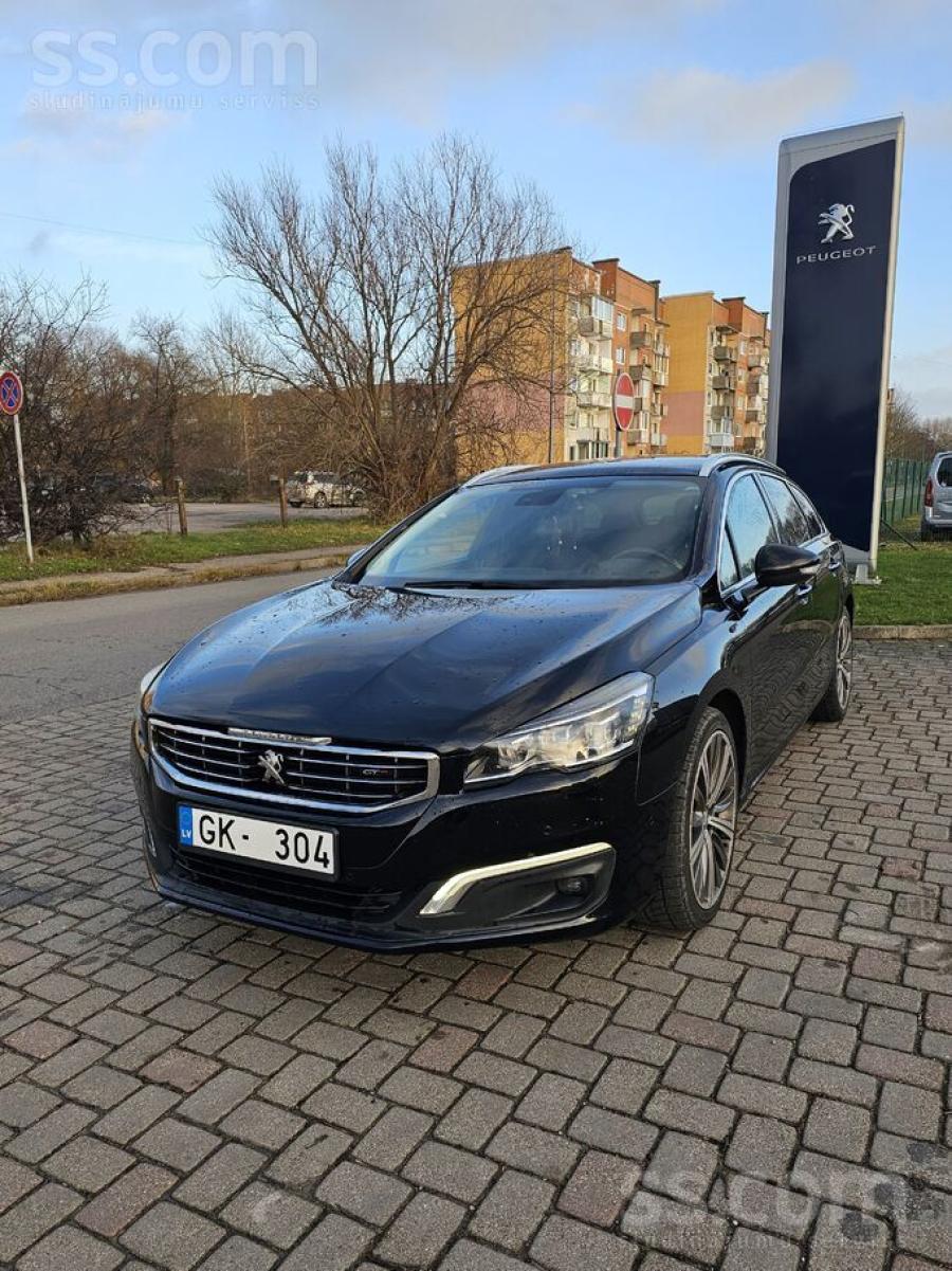 Melns Peugeot 508 2015 Liepāja, ar dzinēja tilpumu 2.20 L un nobraukumu 242 tūkst. km par 5600 €, foto 1 vietnē AUTOMOTO.COM.LV