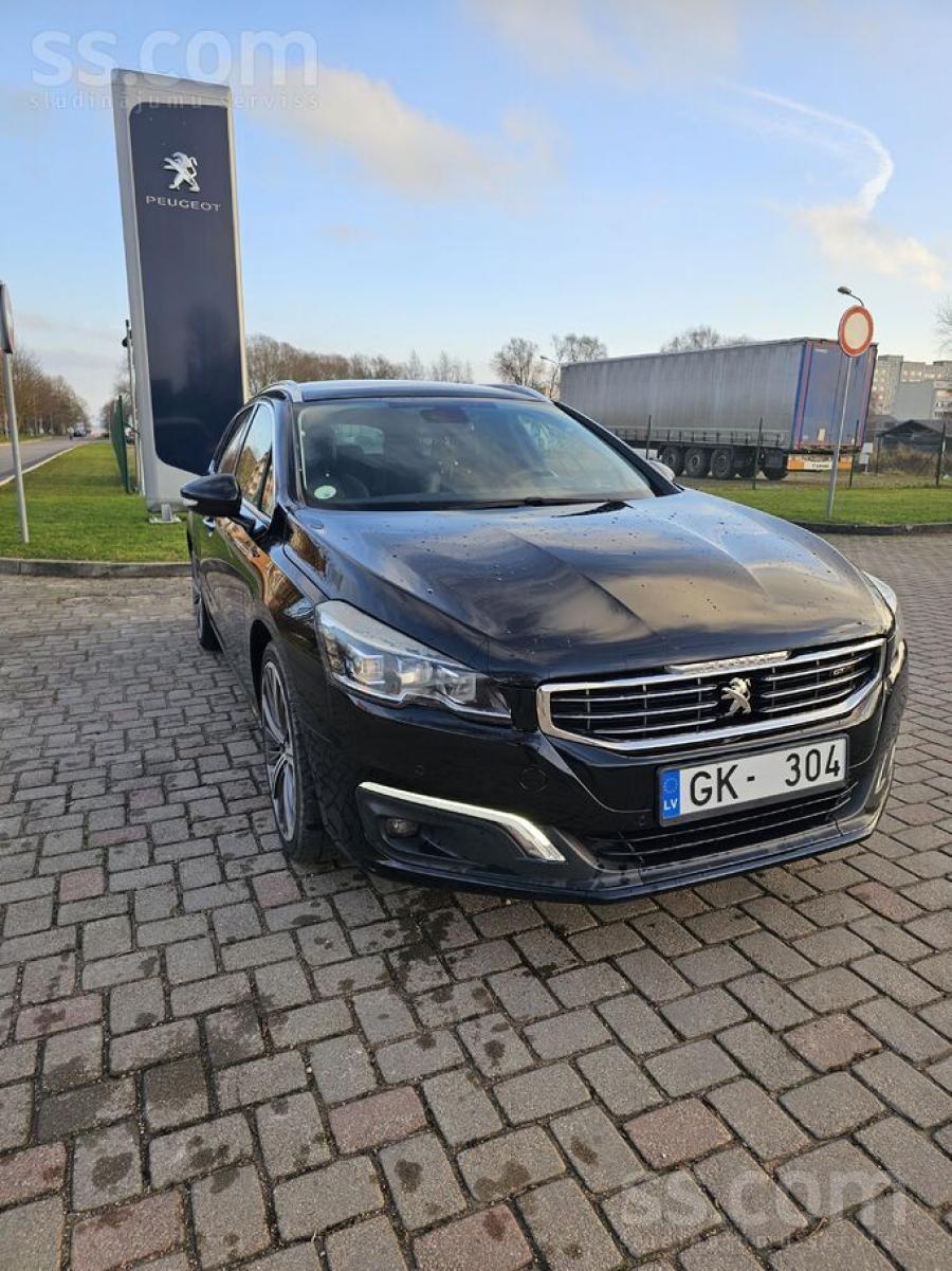 Melns Peugeot 508 2015 Liepāja, ar dzinēja tilpumu 2.20 L un nobraukumu 242 tūkst. km par 5600 €, foto 3 vietnē AUTOMOTO.COM.LV