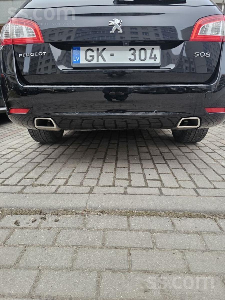 Melns Peugeot 508 2015 Liepāja, ar dzinēja tilpumu 2.20 L un nobraukumu 242 tūkst. km par 5600 €, foto 6 vietnē AUTOMOTO.COM.LV