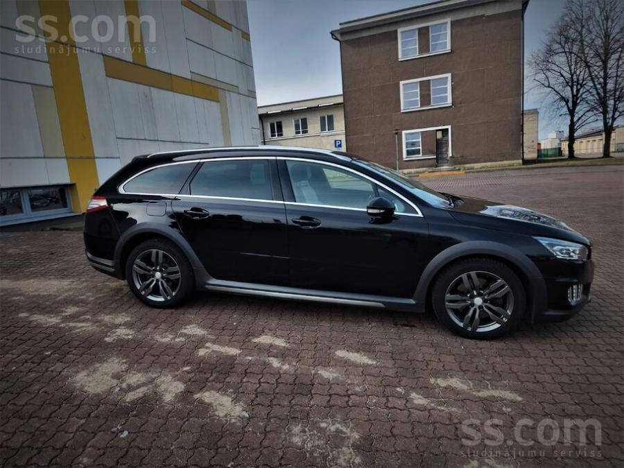 Black Peugeot 508 2015 in Ventspils, with an engine capacity of 2.00 L and mileage of 218 thousand km for 7500 €, photo 6 on AUTOMOTO.COM.LV