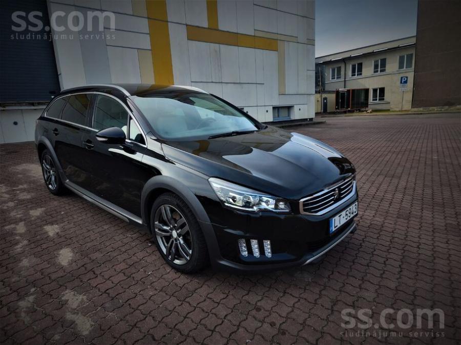Black Peugeot 508 2015 in Ventspils, with an engine capacity of 2.00 L and mileage of 218 thousand km for 7500 €, photo 7 on AUTOMOTO.COM.LV