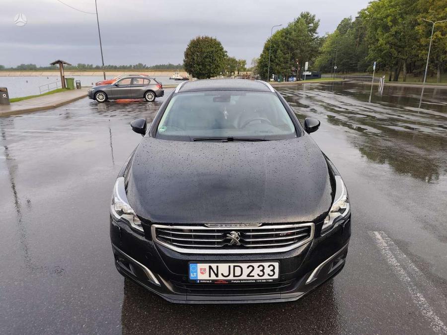 Black Peugeot 508 2015 in Kaunas, with an engine capacity of 2.00 L and mileage of 356 thousand km for 5400 €, photo 8 on AUTOMOTO.COM.LV