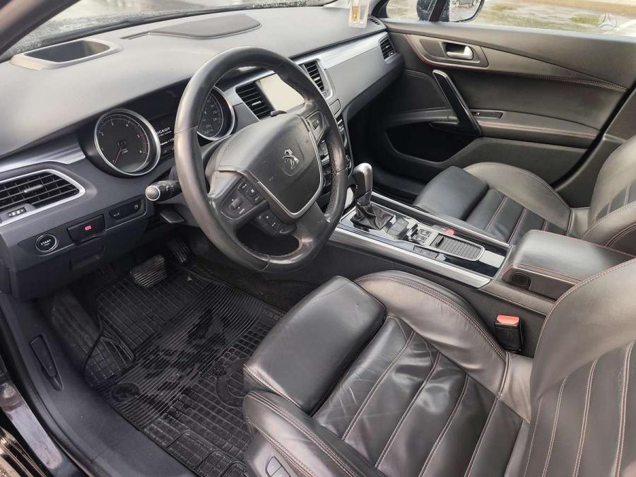 Black Peugeot 508 2015 in Kaunas, with an engine capacity of 2.00 L and mileage of 356 thousand km for 5400 €, photo 13 on AUTOMOTO.COM.LV