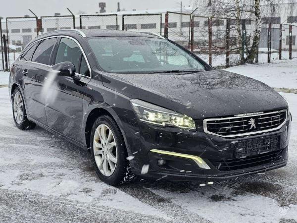 Black Peugeot 508 2016 in Rokiskis, with an engine capacity of 1.60 L and mileage of 135 thousand km for 4950 €, photo 2 on AUTOMOTO.COM.LV