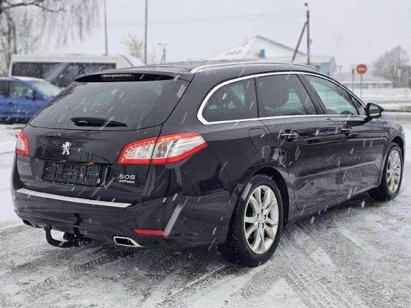 Black Peugeot 508 2016 in Rokiskis, with an engine capacity of 1.60 L and mileage of 135 thousand km for 4950 €, photo 4 on AUTOMOTO.COM.LV