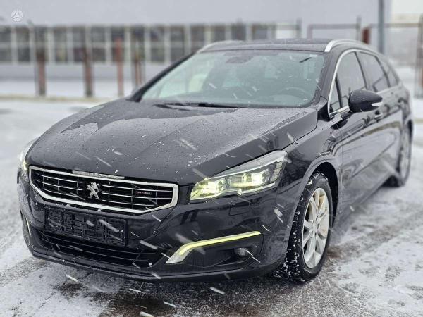Black Peugeot 508 2016 in Rokiskis, with an engine capacity of 1.60 L and mileage of 135 thousand km for 4950 €, photo 6 on AUTOMOTO.COM.LV