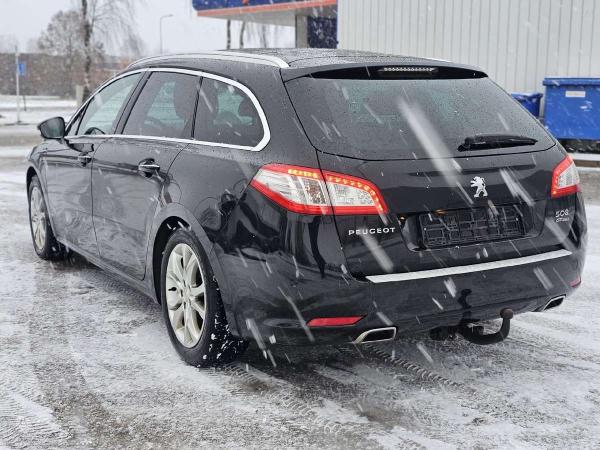 Black Peugeot 508 2016 in Rokiskis, with an engine capacity of 1.60 L and mileage of 135 thousand km for 4950 €, photo 8 on AUTOMOTO.COM.LV