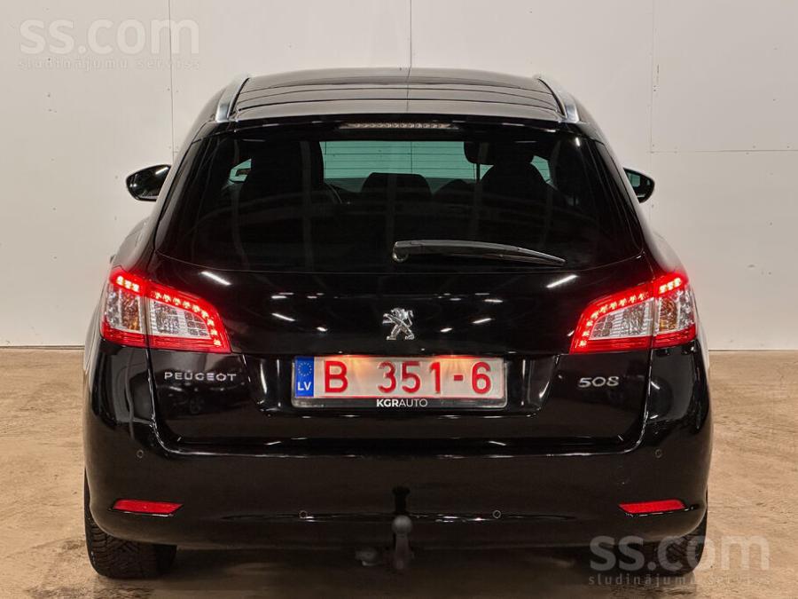 Melns Peugeot 508 2016 Jūrmala, ar dzinēja tilpumu 1.60 L un nobraukumu 281 tūkst. km par 7450 €, foto 12 vietnē AUTOMOTO.COM.LV