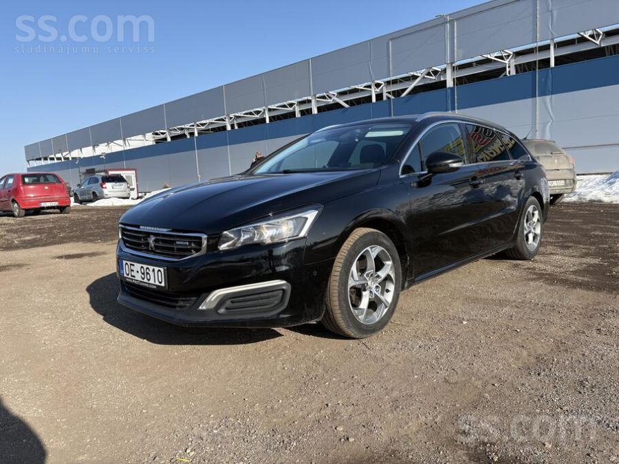 Black Peugeot 508 2016 in Daugavpils, with an engine capacity of 1.60 L and mileage of 248 thousand km for 4950 €, photo 1 on AUTOMOTO.COM.LV