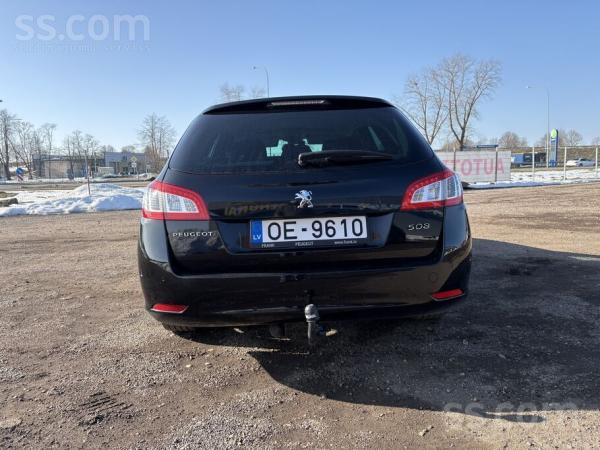 Black Peugeot 508 2016 in Daugavpils, with an engine capacity of 1.60 L and mileage of 248 thousand km for 4950 €, photo 4 on AUTOMOTO.COM.LV