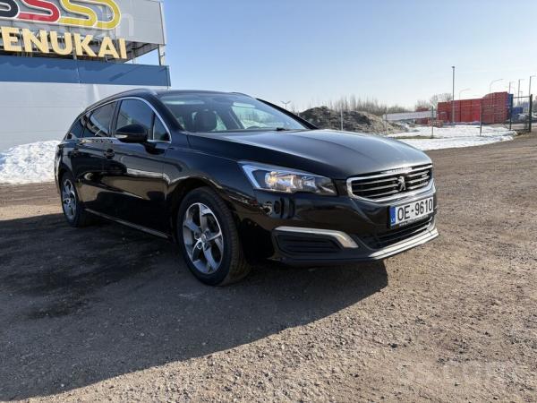 Black Peugeot 508 2016 in Daugavpils, with an engine capacity of 1.60 L and mileage of 248 thousand km for 4950 €, photo 7 on AUTOMOTO.COM.LV