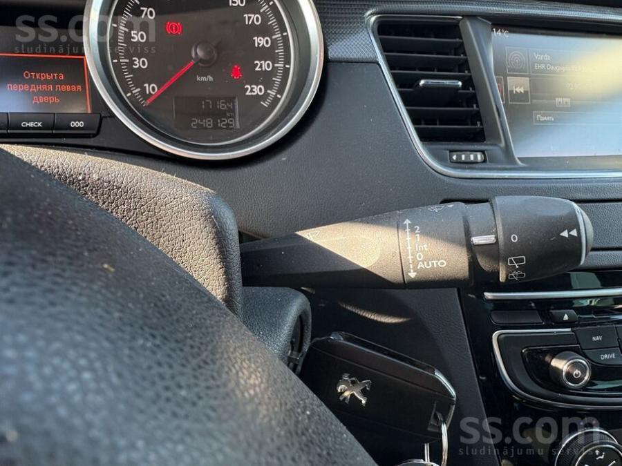 Black Peugeot 508 2016 in Daugavpils, with an engine capacity of 1.60 L and mileage of 248 thousand km for 4950 €, photo 16 on AUTOMOTO.COM.LV
