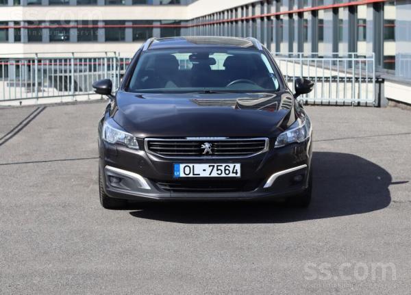 Black Peugeot 508 2016 in Riga, with an engine capacity of 1.60 L and mileage of 161 thousand km for 7480 €, photo 2 on AUTOMOTO.COM.LV