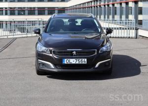 Black Peugeot 508 2016 in Riga, with an engine capacity of 1.60 L and mileage of 161 thousand km for 6980 €, photo 3 on AUTOMOTO.COM.LV