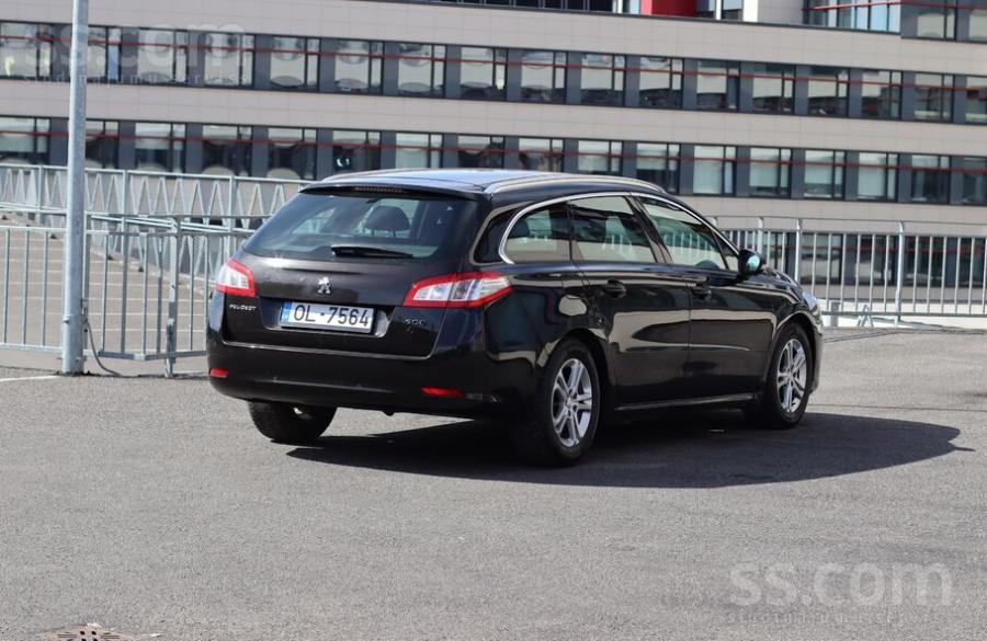 Black Peugeot 508 2016 in Riga, with an engine capacity of 1.60 L and mileage of 161 thousand km for 6980 €, photo 7 on AUTOMOTO.COM.LV