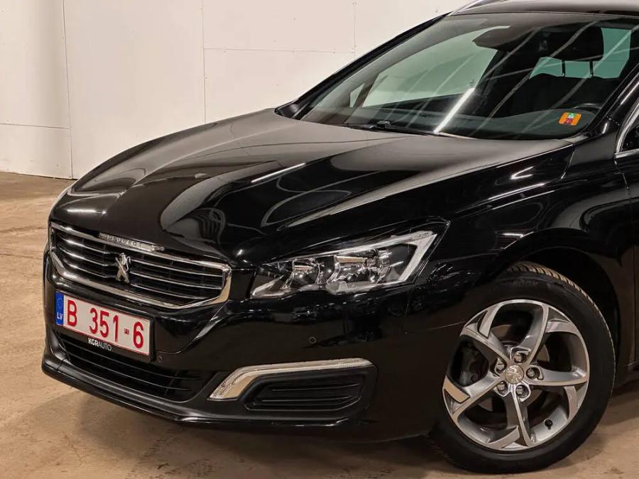 Black Peugeot 508 2016 in Jurmala, with an engine capacity of 1.60 L and mileage of 281 thousand km for 7450 €, photo 3 on AUTOMOTO.COM.LV