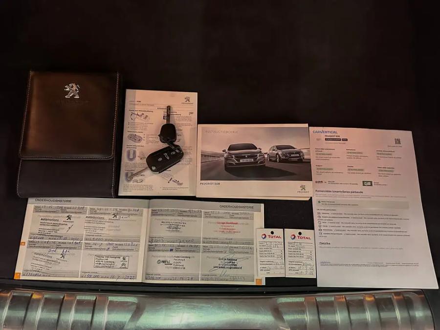 Black Peugeot 508 2016 in Jurmala, with an engine capacity of 1.60 L and mileage of 281 thousand km for 7450 €, photo 36 on AUTOMOTO.COM.LV