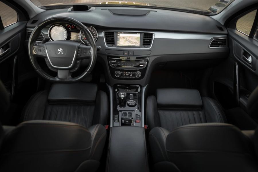 Black Peugeot 508 2016 in Riga, with an engine capacity of 2.00 L and mileage of 241 thousand km for 11990 €, photo 14 on AUTOMOTO.COM.LV