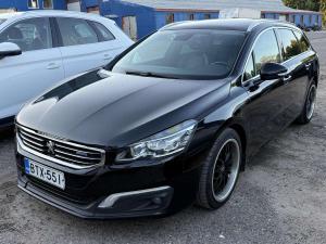 Black Peugeot 508 2016 in Prienai, with an engine capacity of 1.56 L and mileage of 291 thousand km for 3950 €, photo  on AUTOMOTO.COM.LV