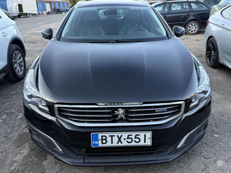 Black Peugeot 508 2016 in Prienai, with an engine capacity of 1.56 L and mileage of 291 thousand km for 3950 €, photo 4 on AUTOMOTO.COM.LV