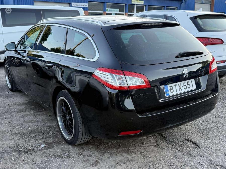 Black Peugeot 508 2016 in Prienai, with an engine capacity of 1.56 L and mileage of 291 thousand km for 3950 €, photo 6 on AUTOMOTO.COM.LV