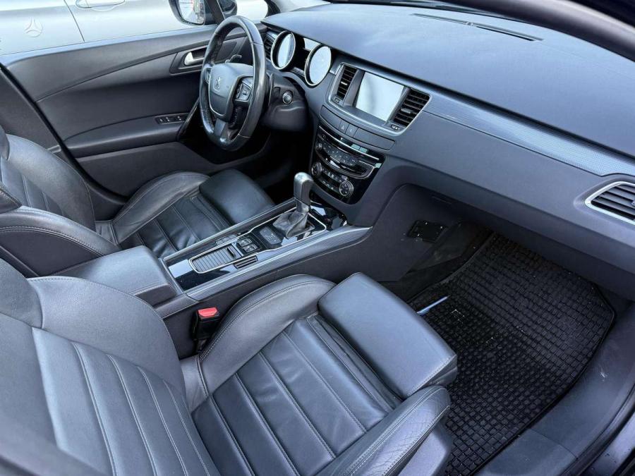 Black Peugeot 508 2016 in Prienai, with an engine capacity of 1.56 L and mileage of 291 thousand km for 3950 €, photo 15 on AUTOMOTO.COM.LV