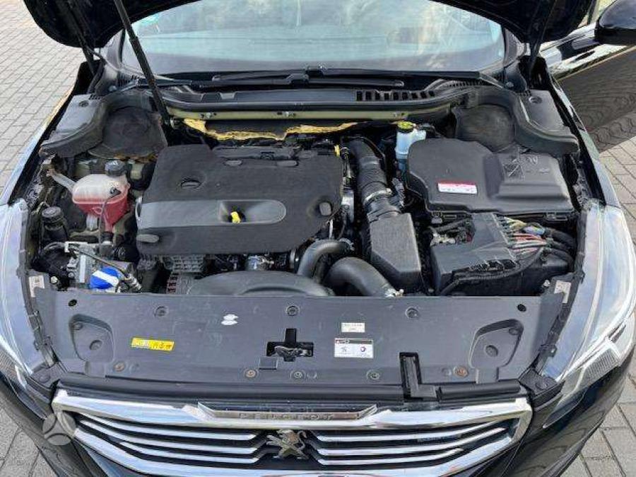 Black Peugeot 508 2016 in Siauliai, with an engine capacity of 2.00 L and mileage of 291 thousand km for 6200 €, photo 13 on AUTOMOTO.COM.LV