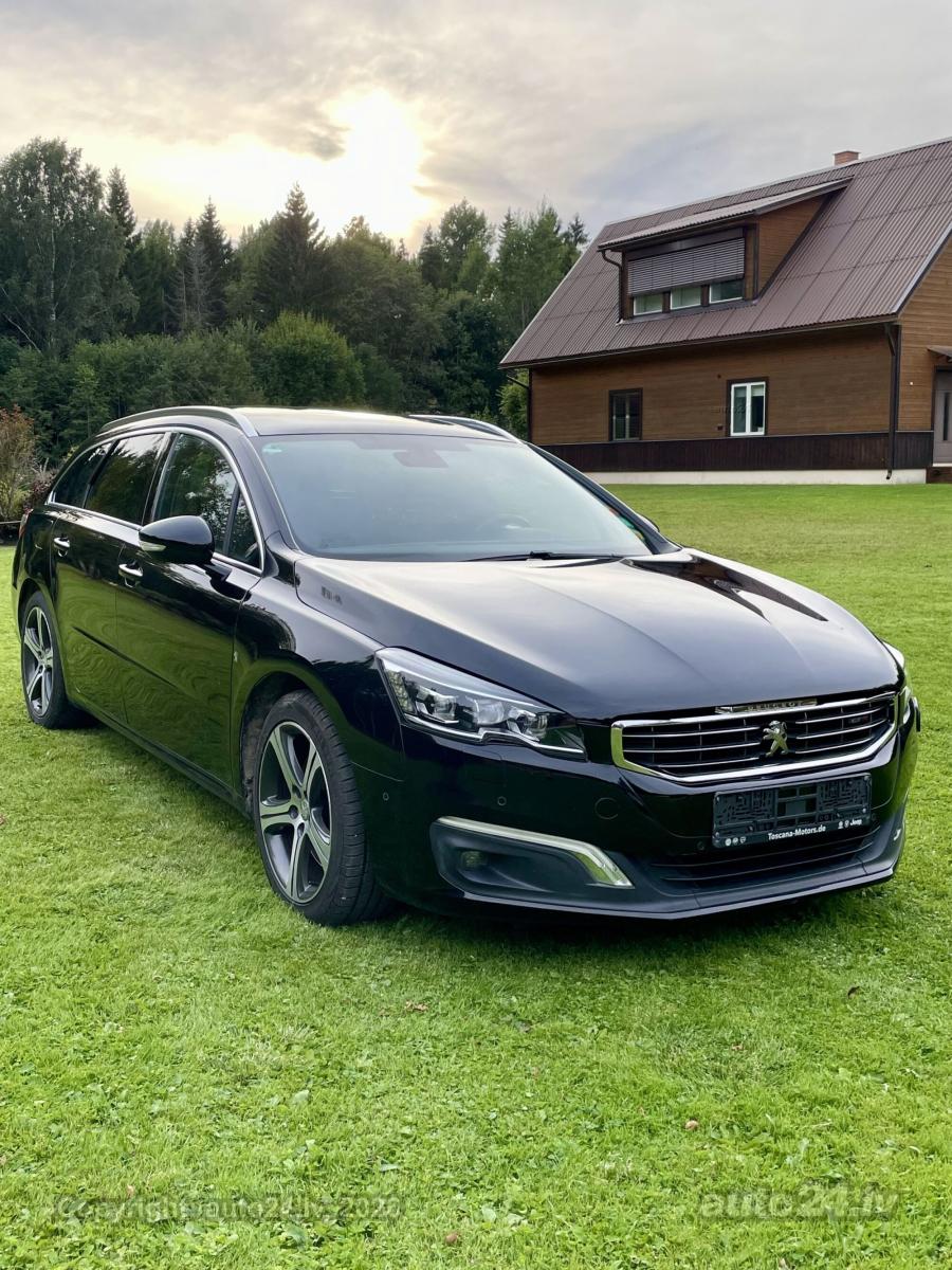 Black Peugeot 508 2016 in Tartu, with an engine capacity of 2.00 L and mileage of 197 thousand km for 9990 €, photo 5 on AUTOMOTO.COM.LV