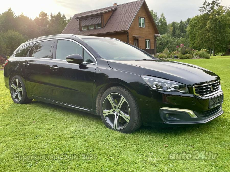 Black Peugeot 508 2016 in Tartu, with an engine capacity of 2.00 L and mileage of 197 thousand km for 9990 €, photo 6 on AUTOMOTO.COM.LV