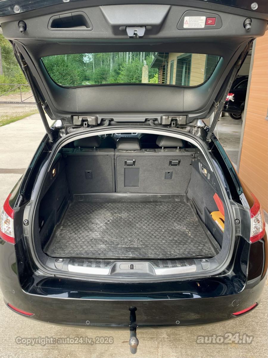 Black Peugeot 508 2016 in Tartu, with an engine capacity of 2.00 L and mileage of 197 thousand km for 9990 €, photo 12 on AUTOMOTO.COM.LV