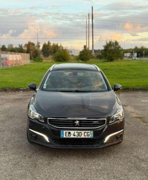 Black Peugeot 508 2016 in Vilnius, with an engine capacity of 1.56 L and mileage of 270 thousand km for 4600 €, photo 3 on AUTOMOTO.COM.LV