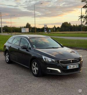 Black Peugeot 508 2016 in Vilnius, with an engine capacity of 1.56 L and mileage of 270 thousand km for 4600 €, photo 4 on AUTOMOTO.COM.LV