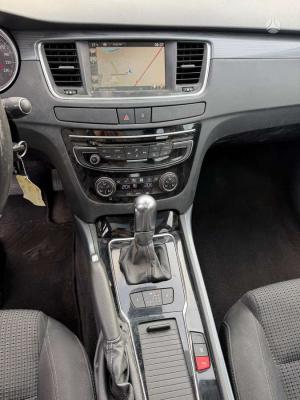 Black Peugeot 508 2016 in Vilnius, with an engine capacity of 1.56 L and mileage of 270 thousand km for 4600 €, photo 9 on AUTOMOTO.COM.LV