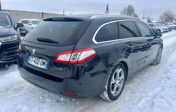 Black Peugeot 508 2017 in Taurage, with an engine capacity of 1.56 L and mileage of 208 thousand km for 7950 €, photo 4 on AUTOMOTO.COM.LV