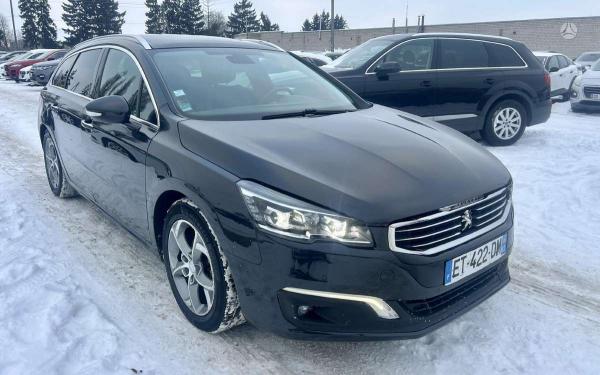 Black Peugeot 508 2017 in Taurage, with an engine capacity of 1.56 L and mileage of 208 thousand km for 7950 €, photo 5 on AUTOMOTO.COM.LV